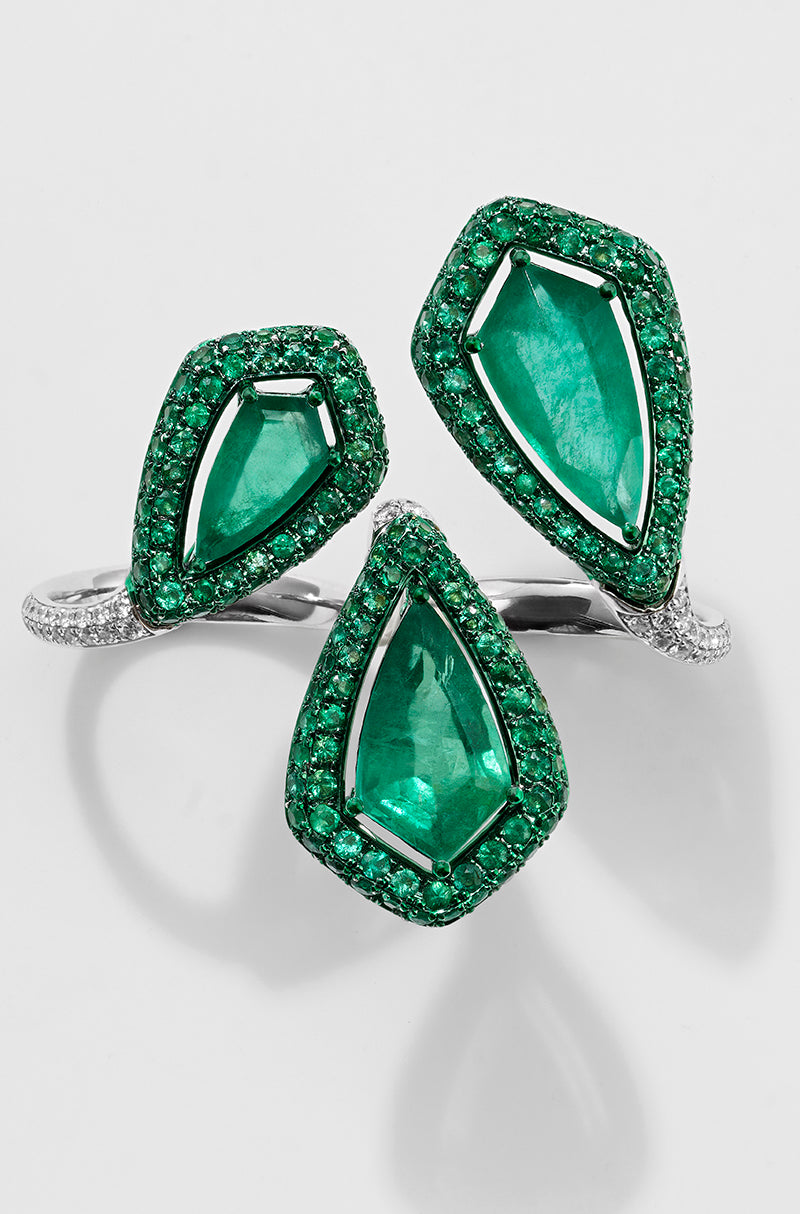 Armour Cut Dual Ring – Manish Malhotra